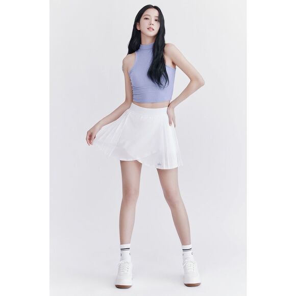 ALO Yoga | Shorts | Alo Ace Pleated Tennis Pickleball Skirt Skort White ...